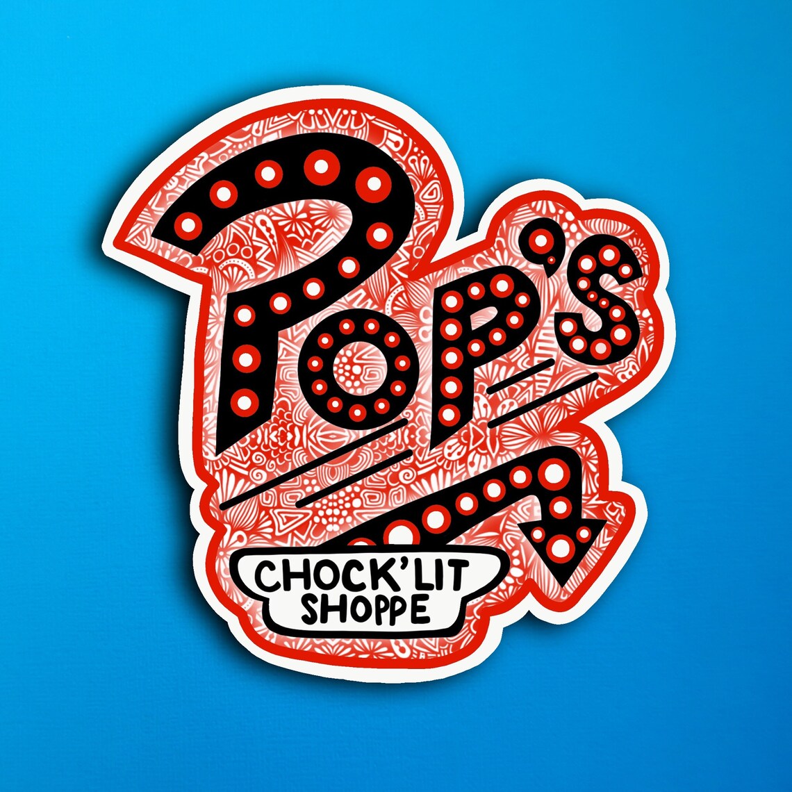 Pops Diner Sticker WATERPROOF | Etsy