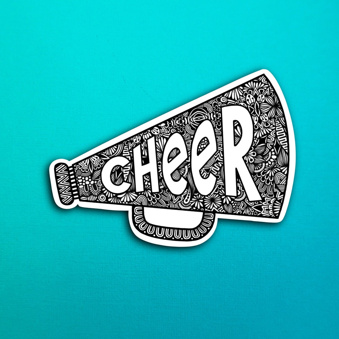 Cheer Sticker (WATERPROOF) - Etsy