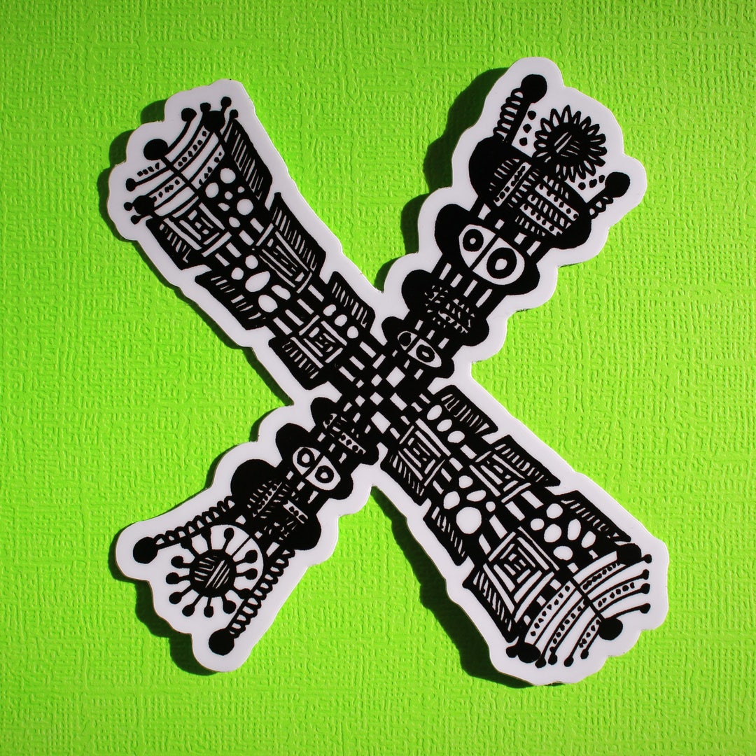 Letter X Sticker (WATERPROOF) - Etsy