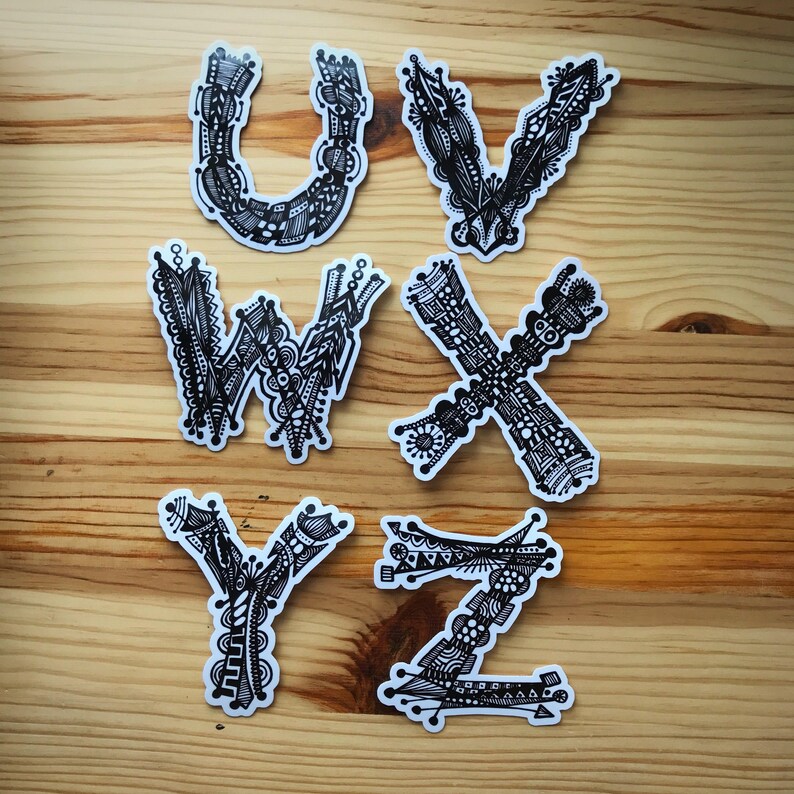 Letter R Sticker WATERPROOF - Etsy