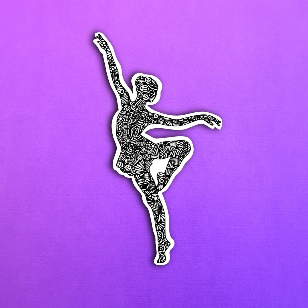 Dancer Sticker WATERPROOF - Etsy
