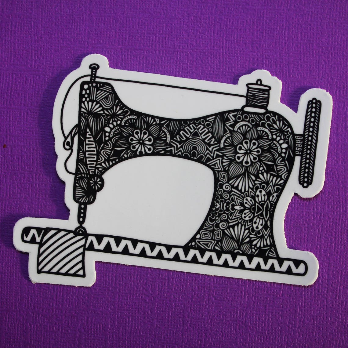 Sewing Machine Sticker WATERPROOF | Etsy