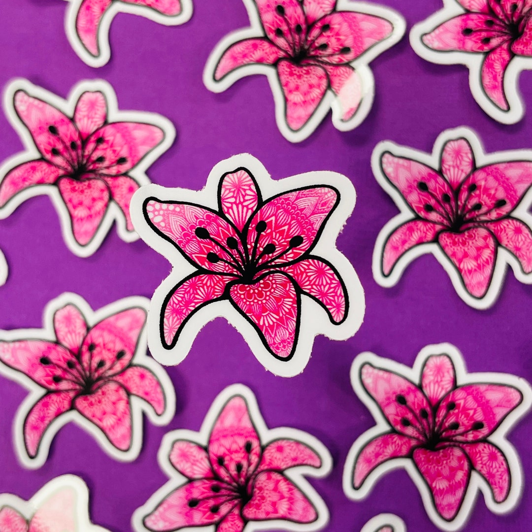 Mini Lily Sticker (WATERPROOF) - Etsy