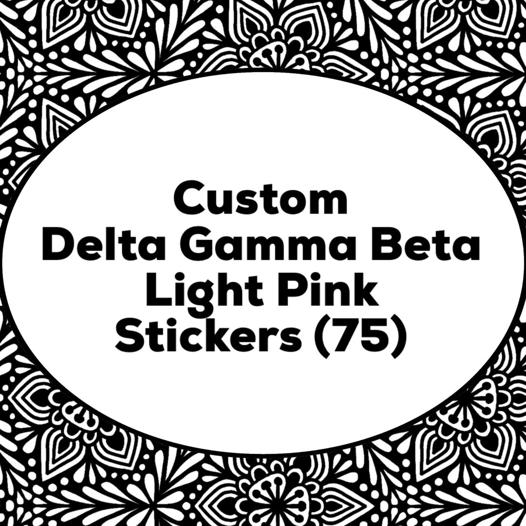 Delta Gamma Beta Stickers - Etsy