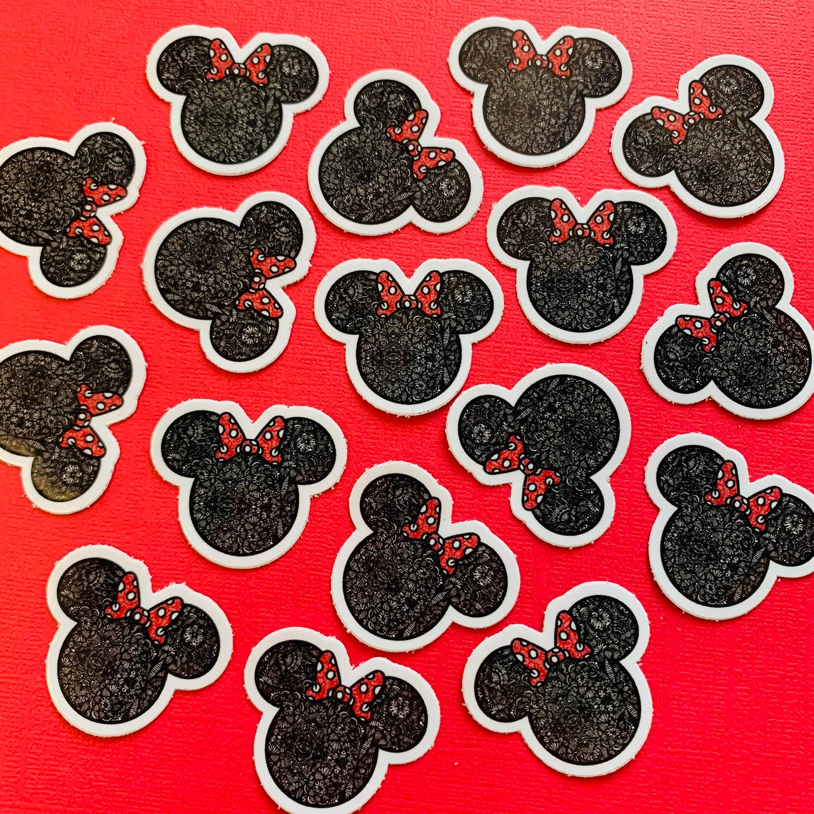 Mini Minnie Sticker WATERPROOF | Etsy