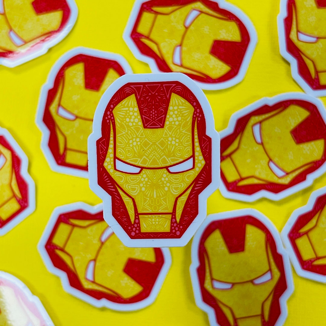 Mini Ironman Sticker WATERPROOF - Etsy