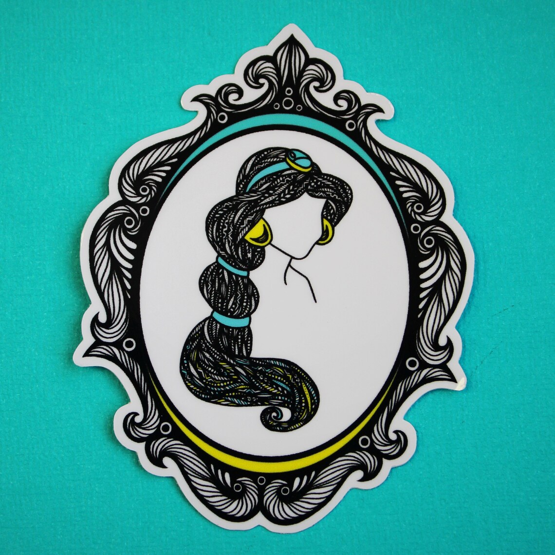 Whole New World Sticker WATERPROOF Princess - Etsy