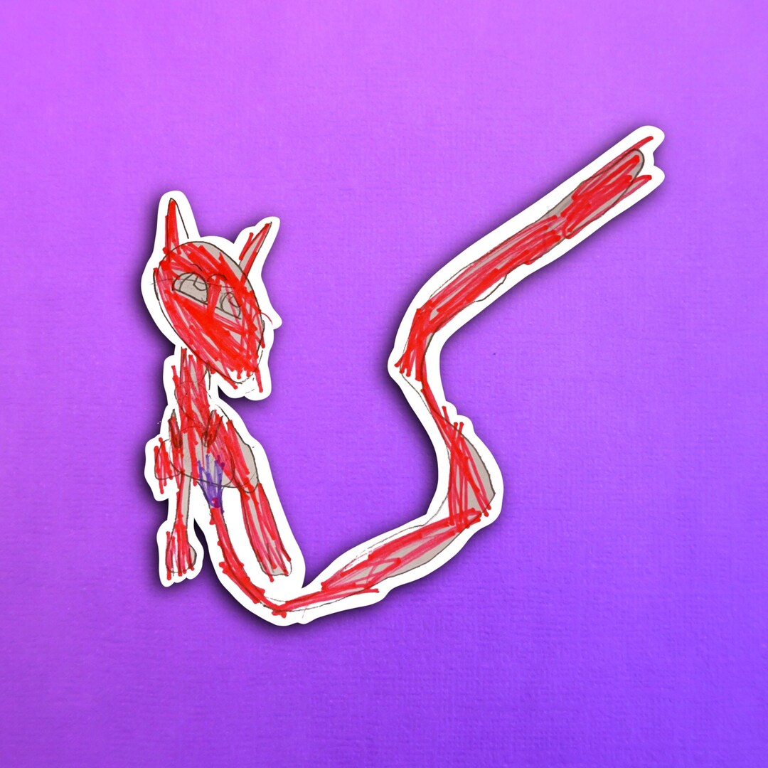 Elis Red Pokemon Sticker WATERPROOF - Etsy