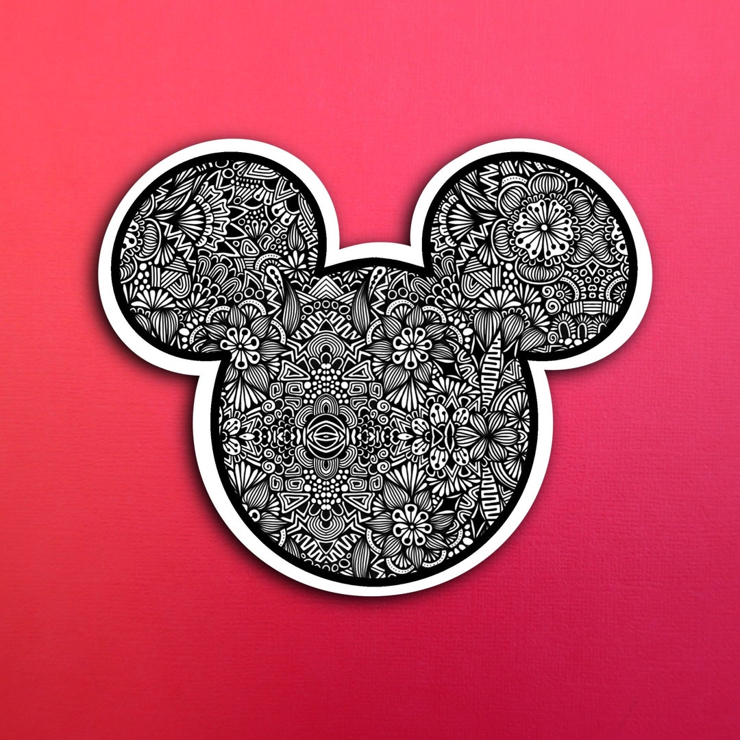 Mickey Sticker WATERPROOF - Etsy