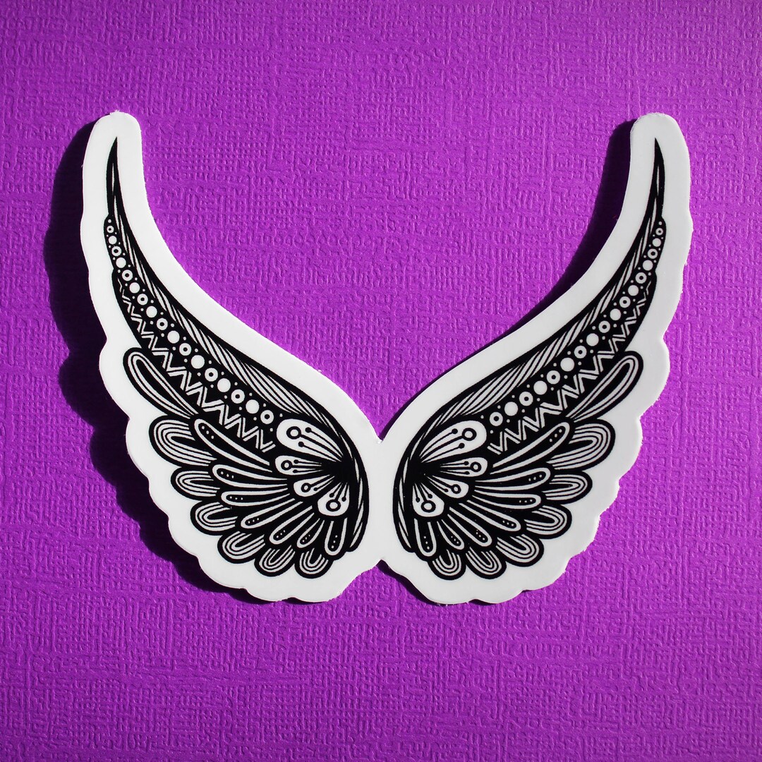 Wings Sticker WATERPROOF - Etsy