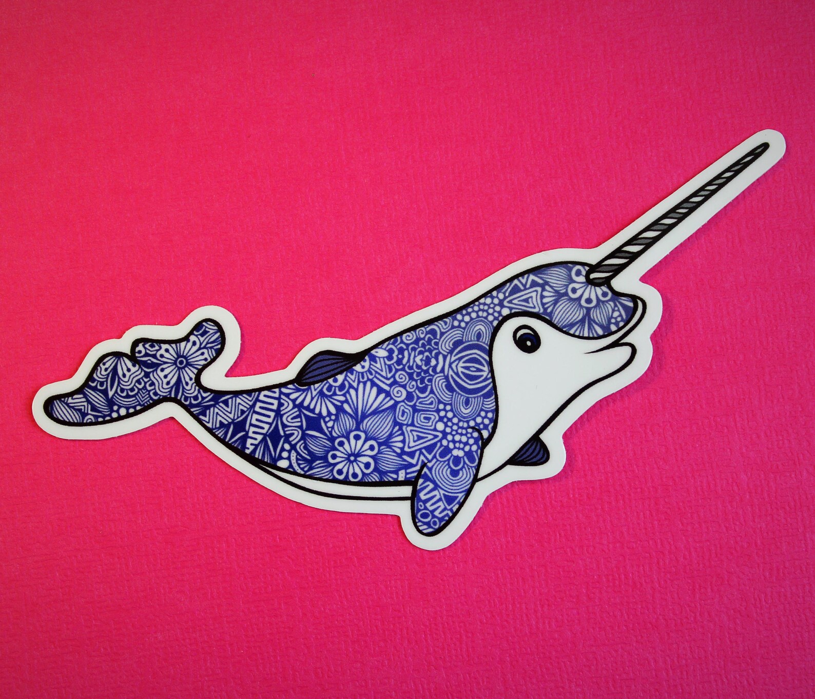 Narwhal Sticker WATERPROOF - Etsy