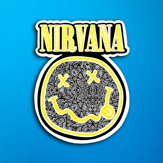 Nirvana Sticker WATERPROOF - Etsy