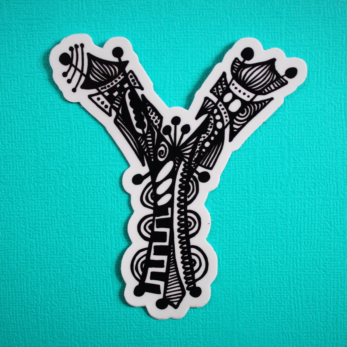Letter Y Sticker WATERPROOF - Etsy