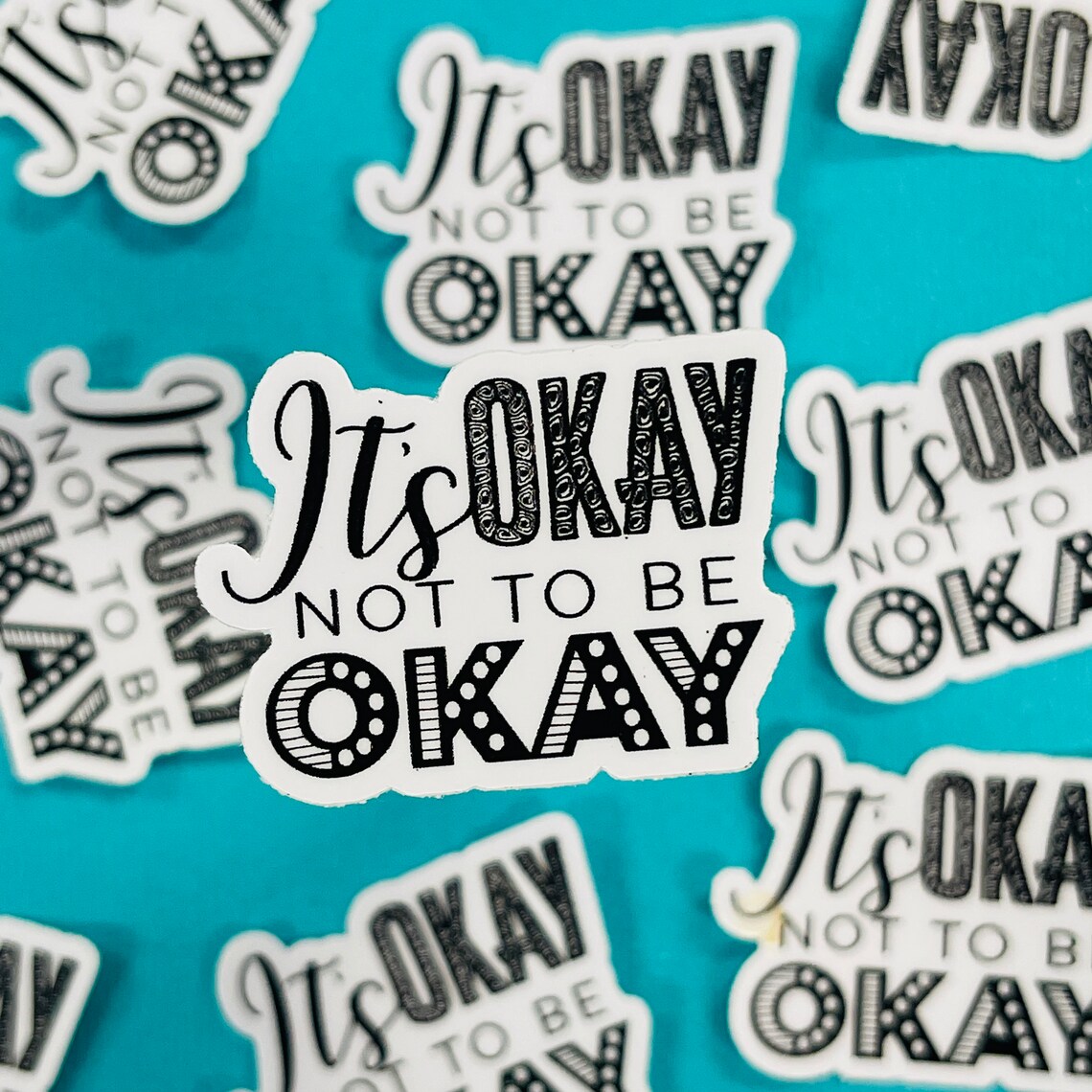 Mini Its Okay Sticker WATERPROOF - Etsy