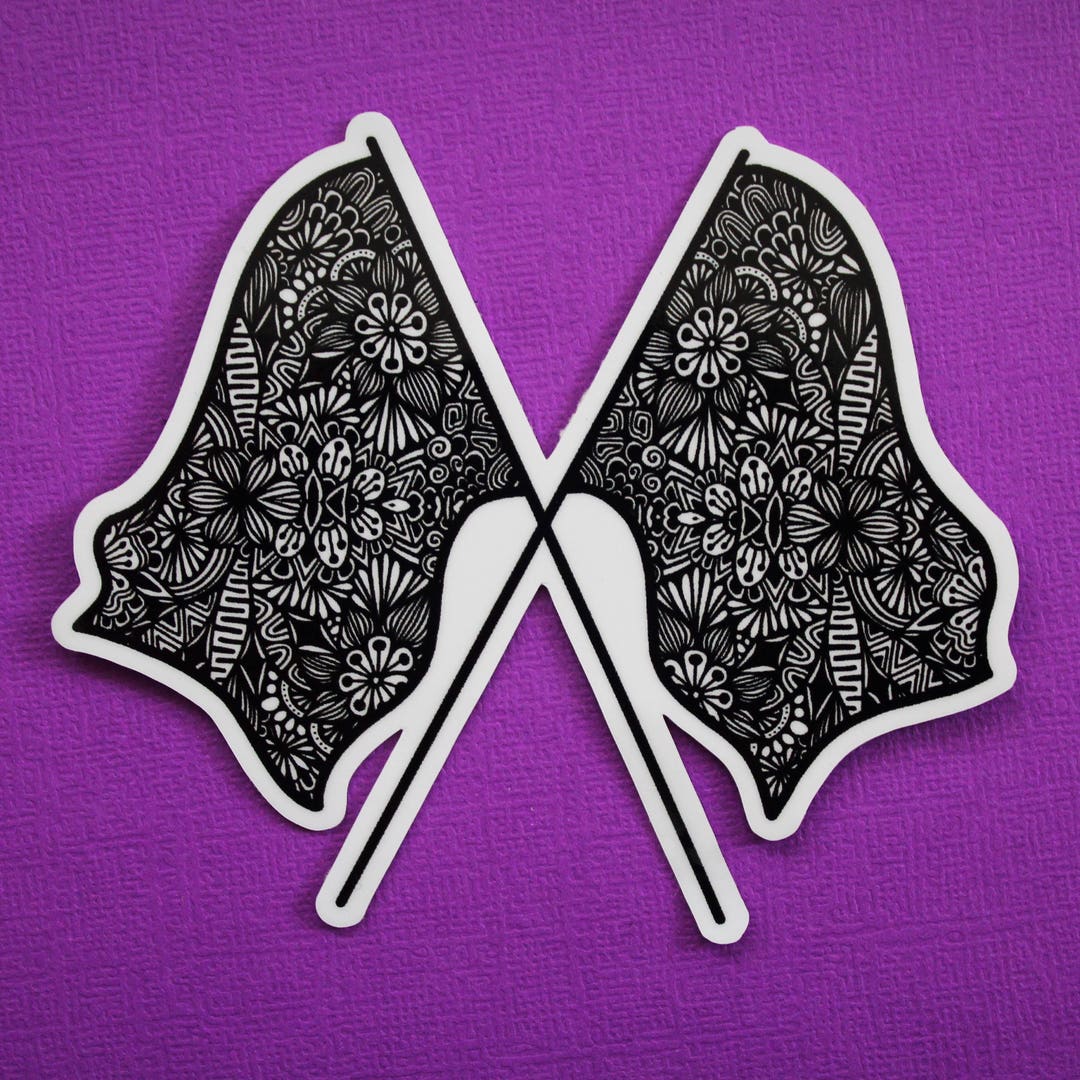 Flag Sticker WATERPROOF - Etsy