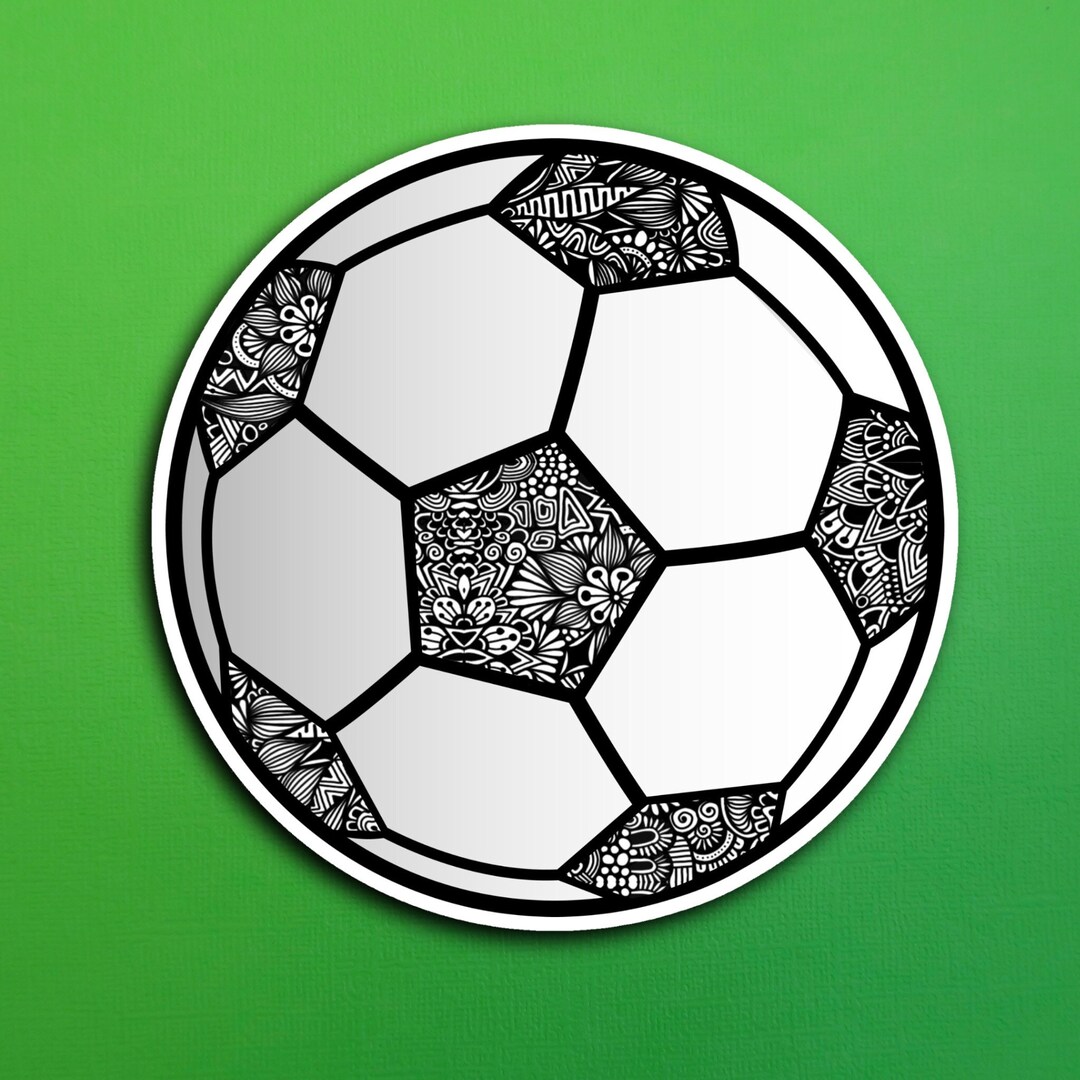Soccer Sticker WATERPROOF - Etsy