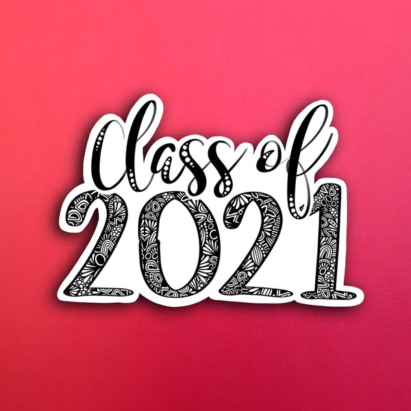 Class of 2021 Stickers - Etsy