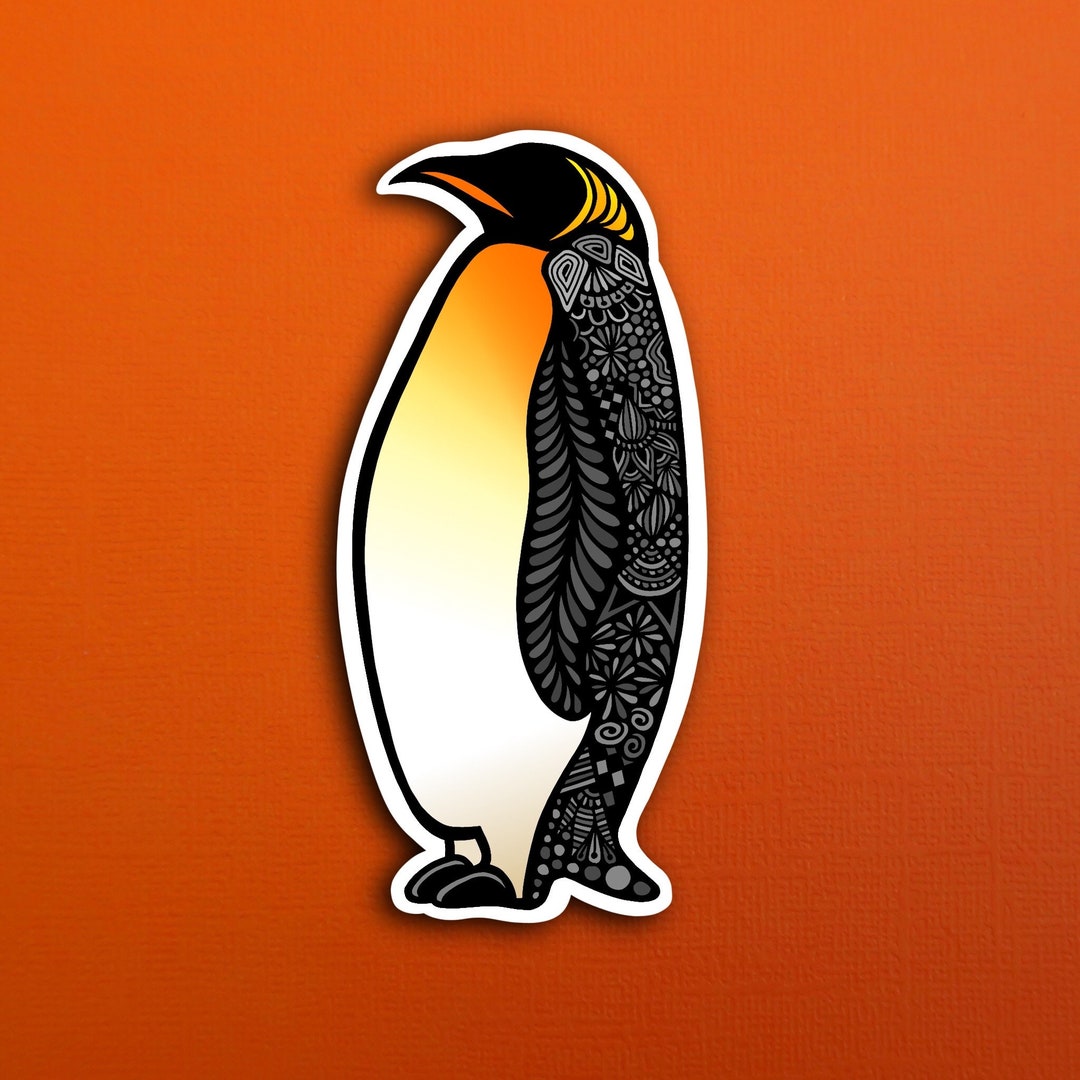 Penguin Sticker WATERPROOF - Etsy
