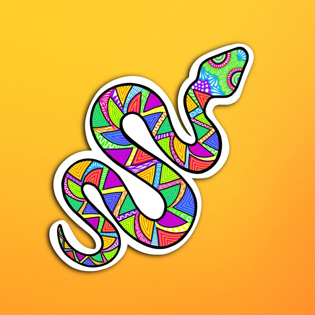 Snake Sticker WATERPROOF - Etsy