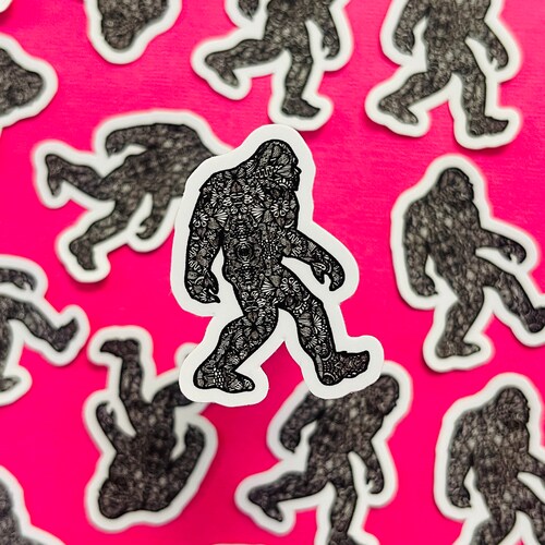 Bigfoot Sticker WATERPROOF - Etsy