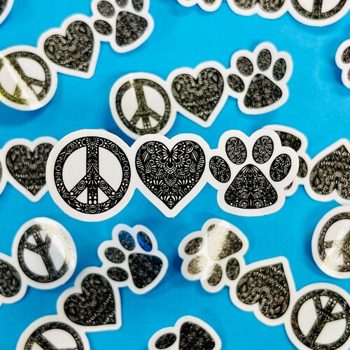 Mini Bee Sticker WATERPROOF - Etsy