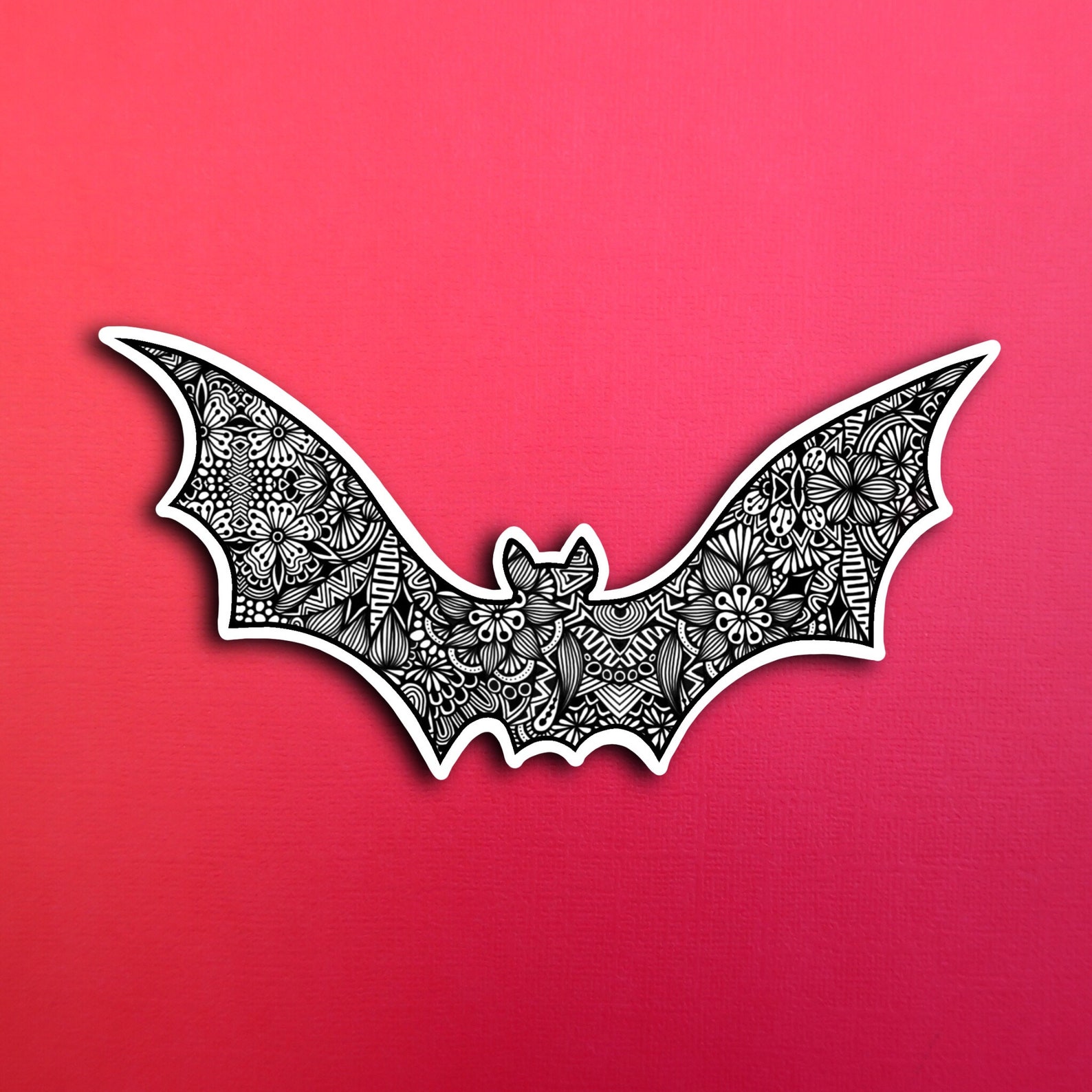 Bat Sticker WATERPROOF - Etsy