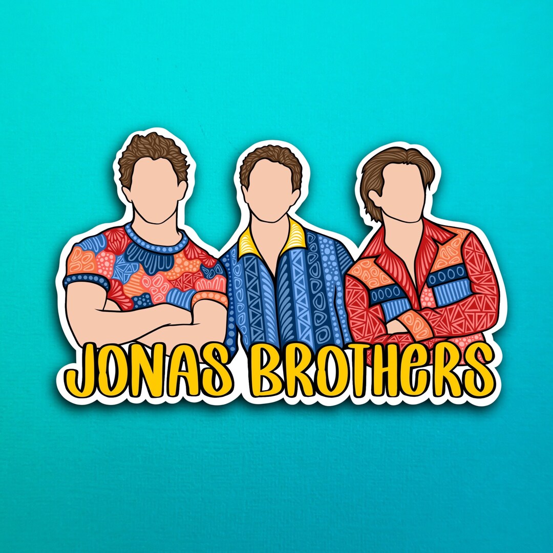 Jonas Brothers 2.0 Sticker WATERPROOF - Etsy