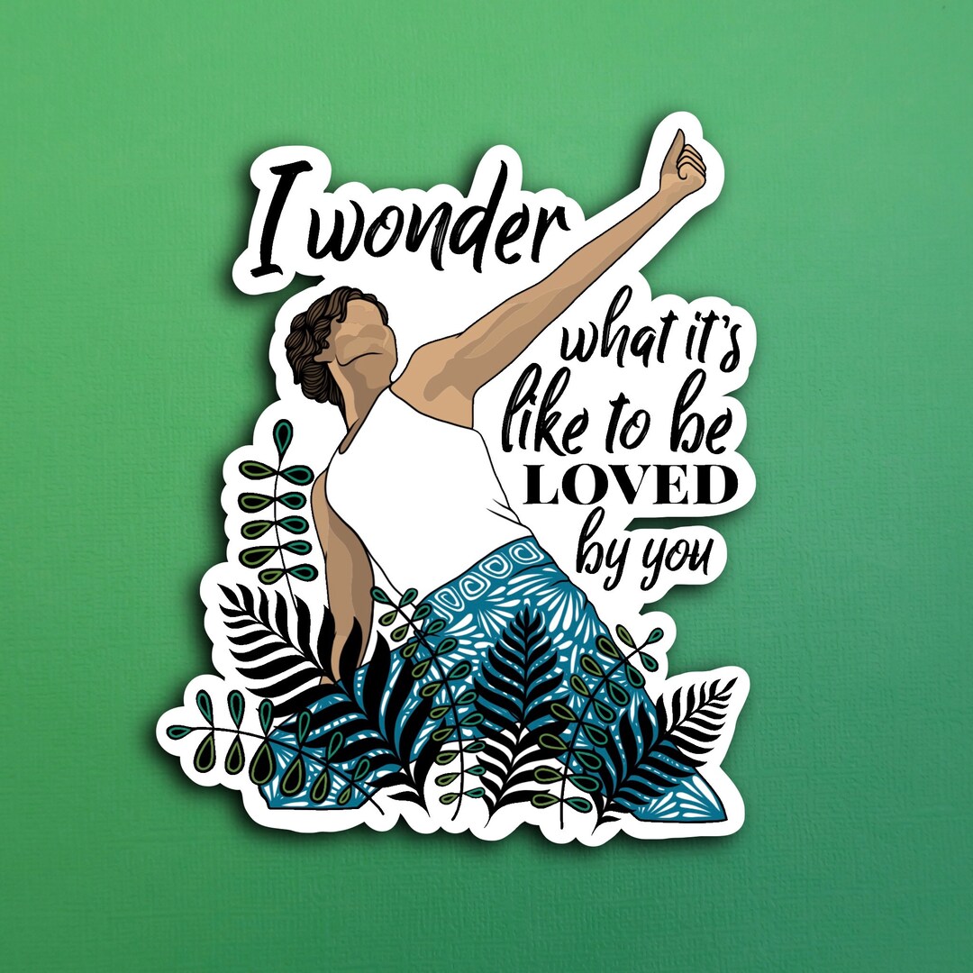 I Wonder Sticker WATERPROOF - Etsy