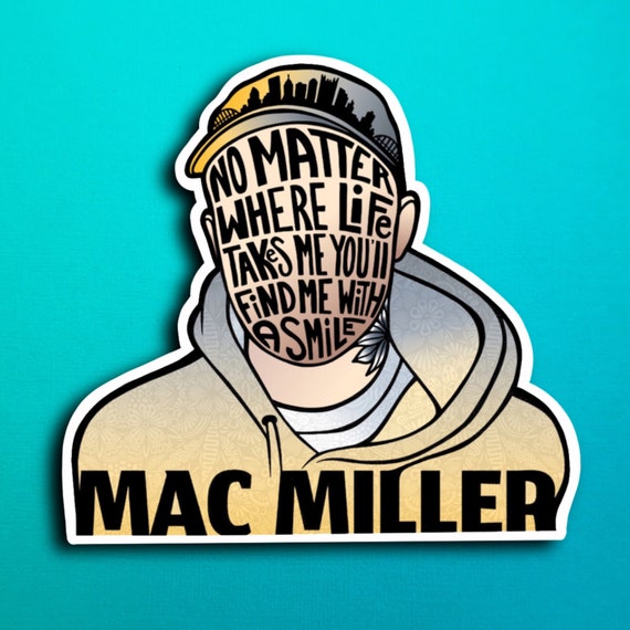Mac Miller Sticker WATERPROOF | Etsy