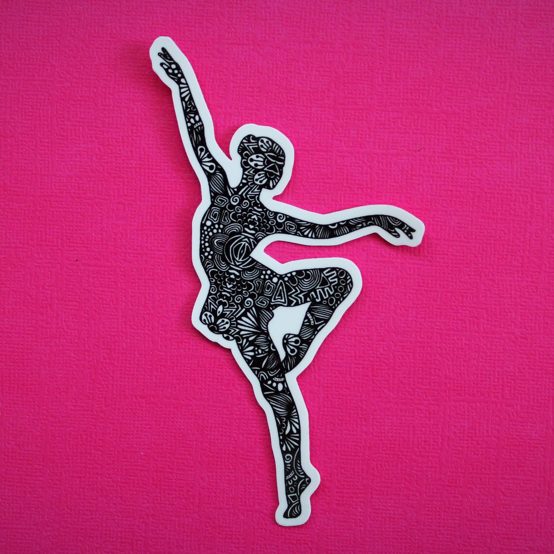 Dancer Sticker WATERPROOF | Etsy