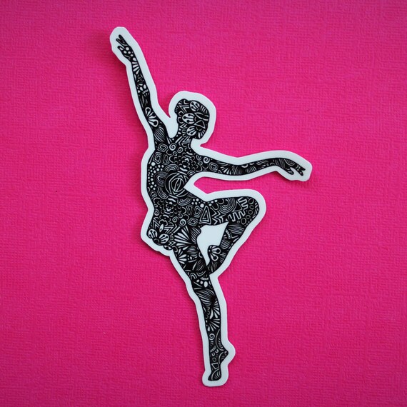 Dancer Sticker WATERPROOF | Etsy