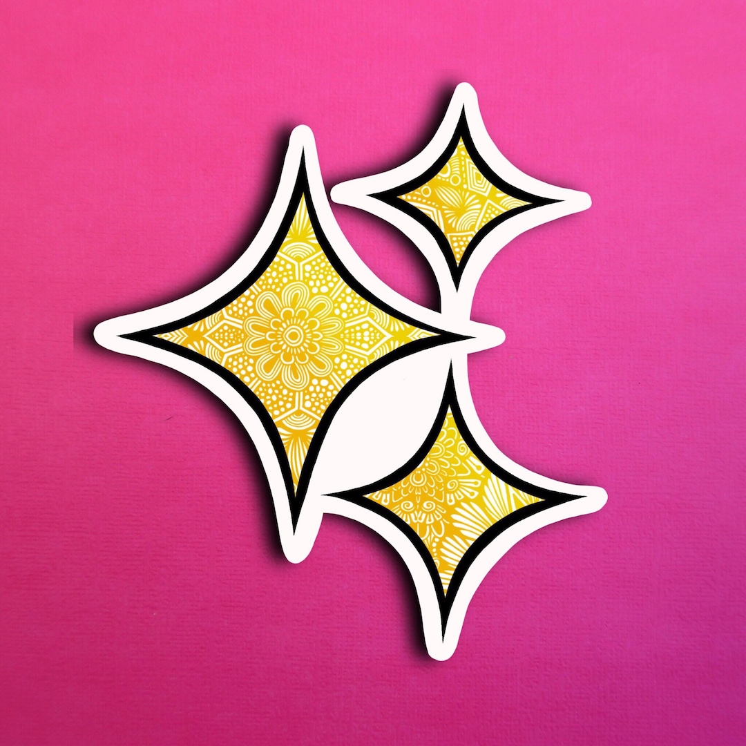 Sparkle Sticker WATERPROOF - Etsy