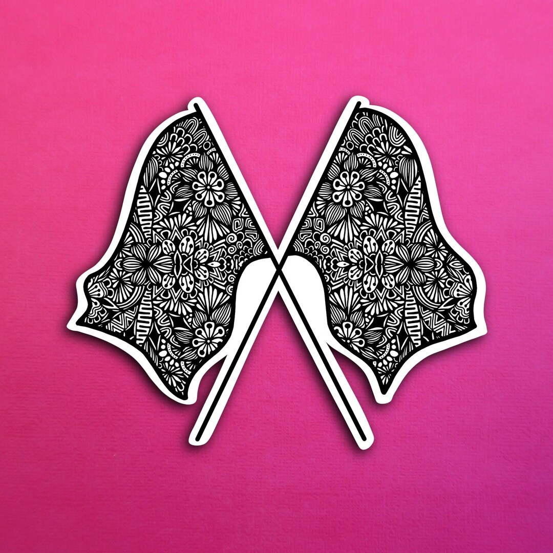 Flag Sticker WATERPROOF - Etsy