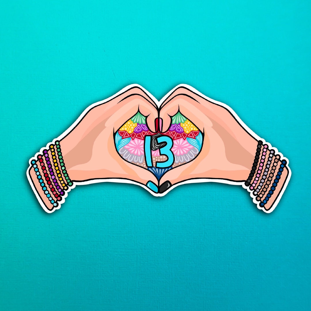 TS Heart Hand Sticker Skin Tone 1 WATERPROOF - Etsy