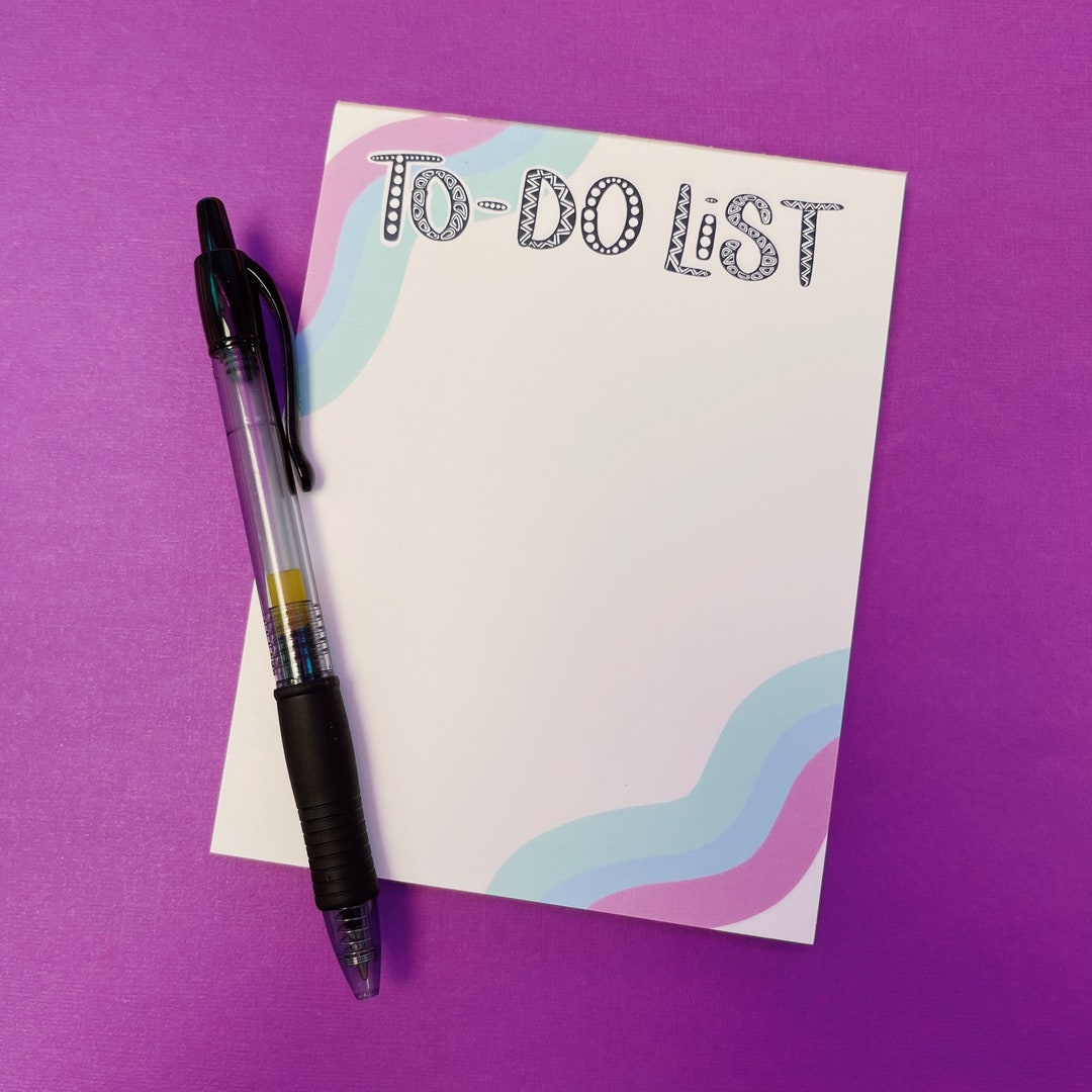 Purple Notepad - Etsy