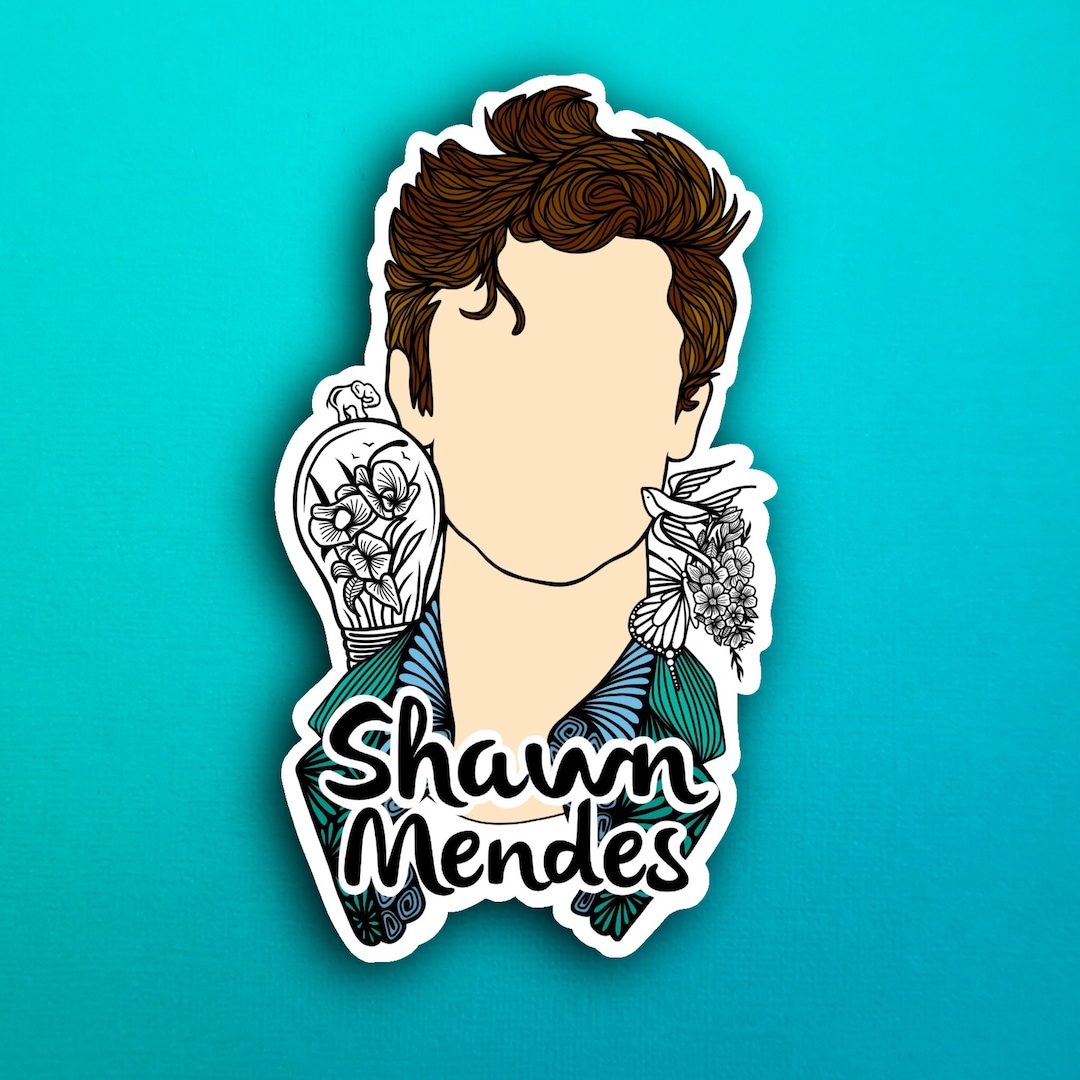 Shawn Mendes Sticker WATERPROOF - Etsy