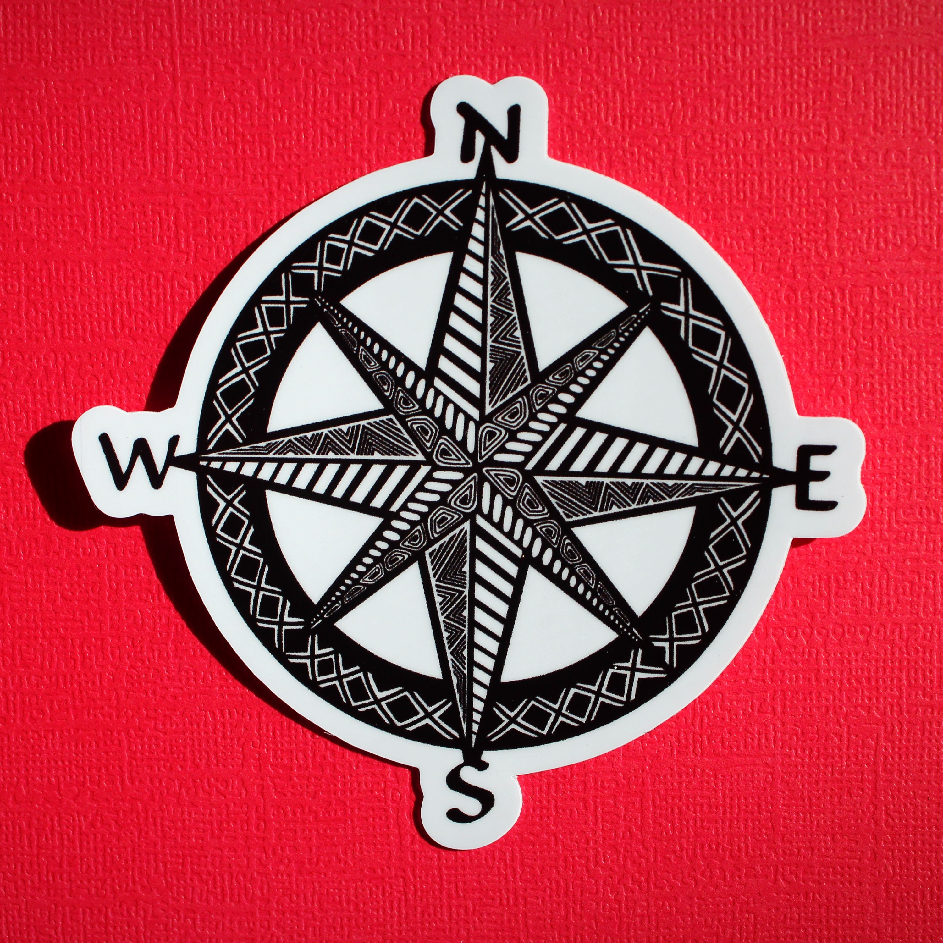 Compass Sticker Waterproof