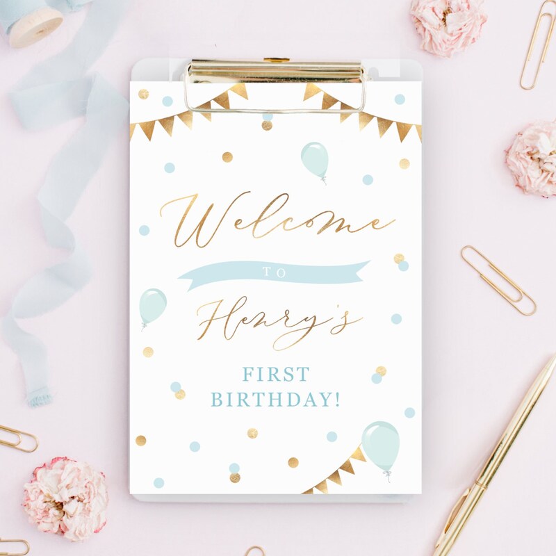 Birthday Welcome Sign - Etsy