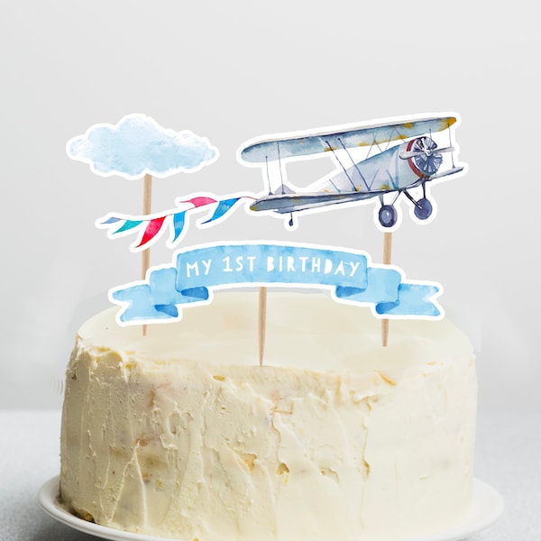 Plane Cake Topper - Etsy