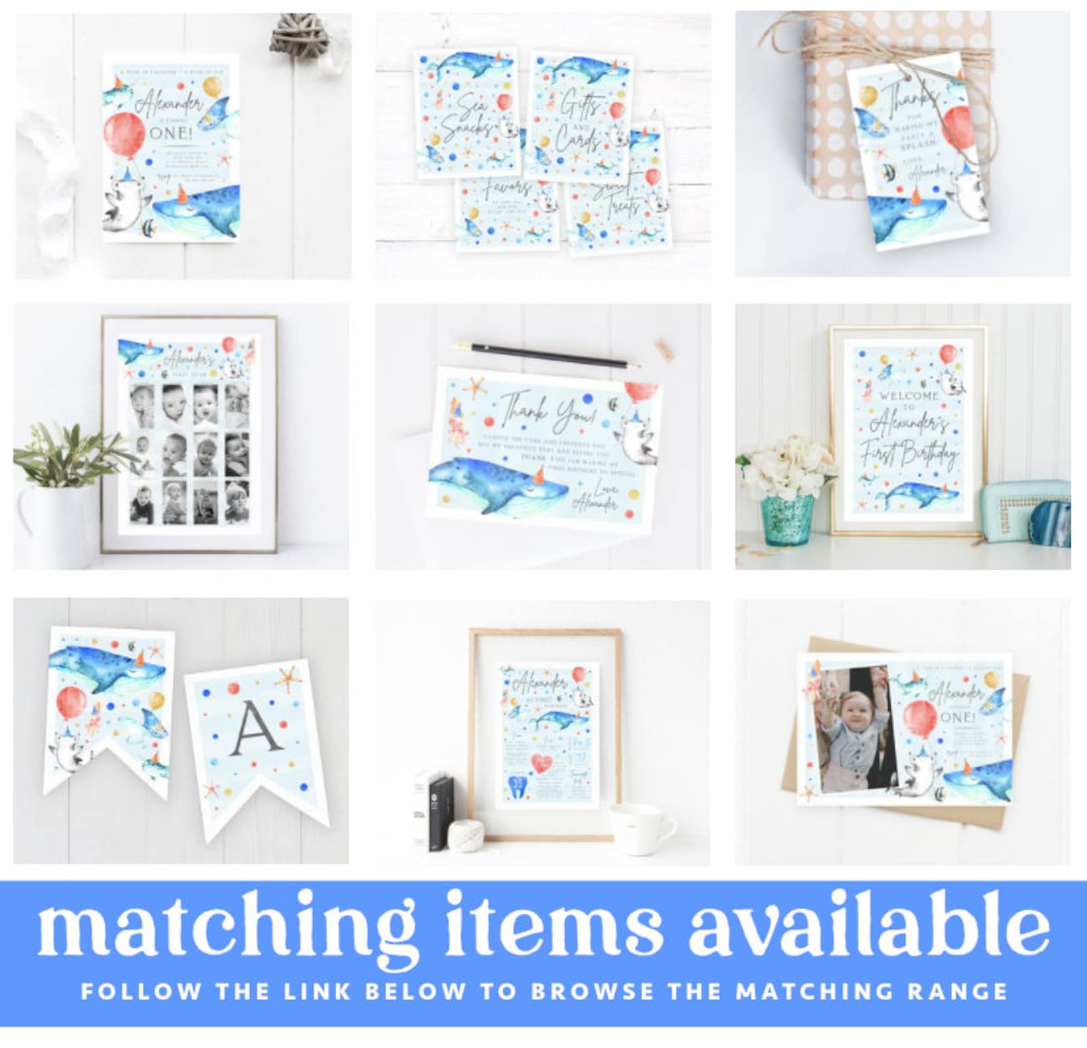 Under the Sea Bunting, INSTANT DOWNLOAD Printable Pennant Banner Ocean ...