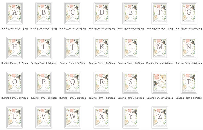 Farm Animal Bunting INSTANT DOWNLOAD Printable Pennant Banner - Etsy