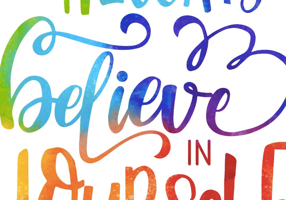 Classroom Decor, INSTANT DOWNLOAD, Always Believe in Yourself ...