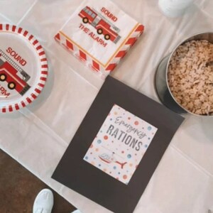 Emergency Vehicle Party Signs, PRINTABLE, Instant Download 8x10 ...