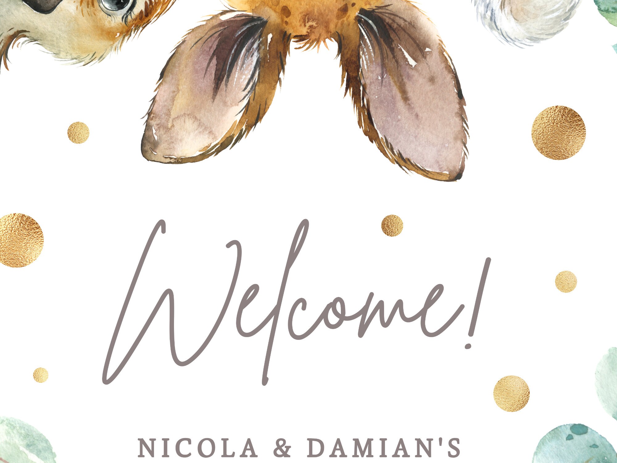 Australian Animal Party Theme, PRINTABLE, Personalised 1st First ...