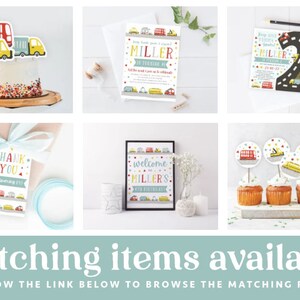 Transportation Themed Invitation PRINTABLE Things That Go - Etsy