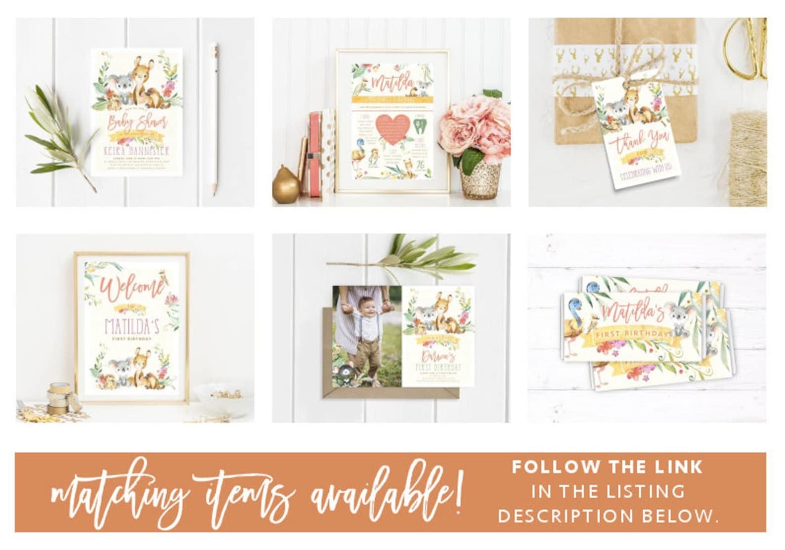 Australian Animals Bunting INSTANT DOWNLOAD Printable Pennant | Etsy