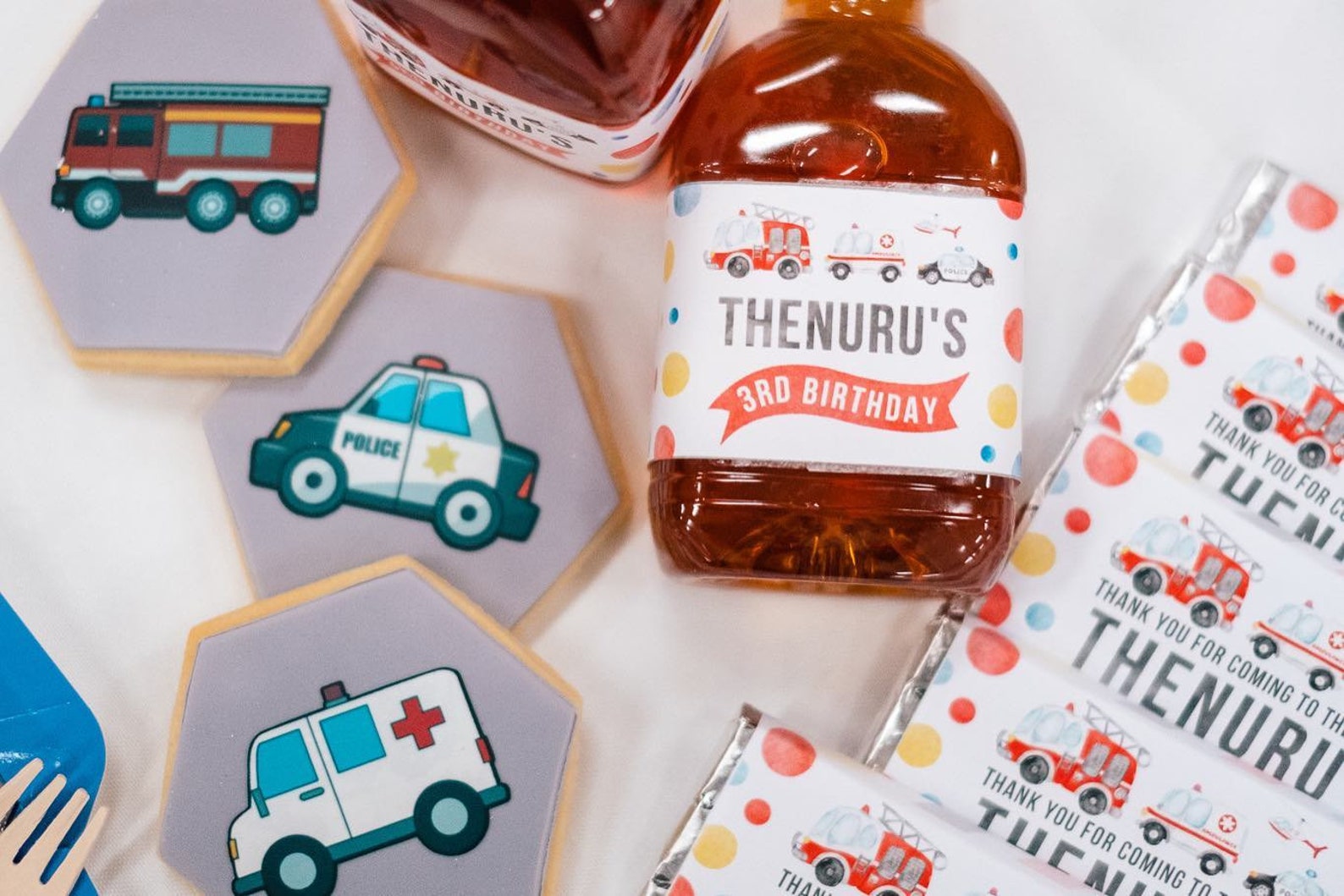 Emergency Water Bottle Label PRINTABLE First Responders - Etsy