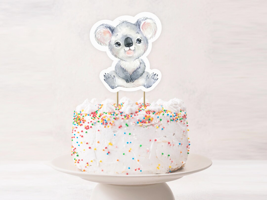 Koala Cake Topper, INSTANT DIGITAL DOWNLOAD, Printable Native ...