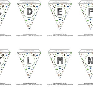 Dinosaur Theme Bunting, INSTANT DOWNLOAD, Printable Pennant Banner ...