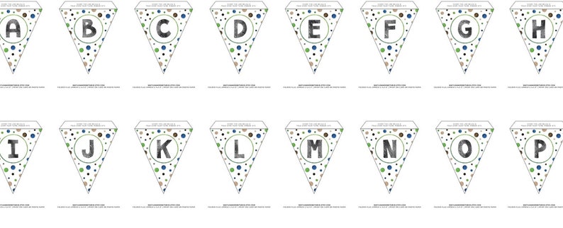 Dinosaur Theme Bunting, INSTANT DOWNLOAD, Printable Pennant Banner ...